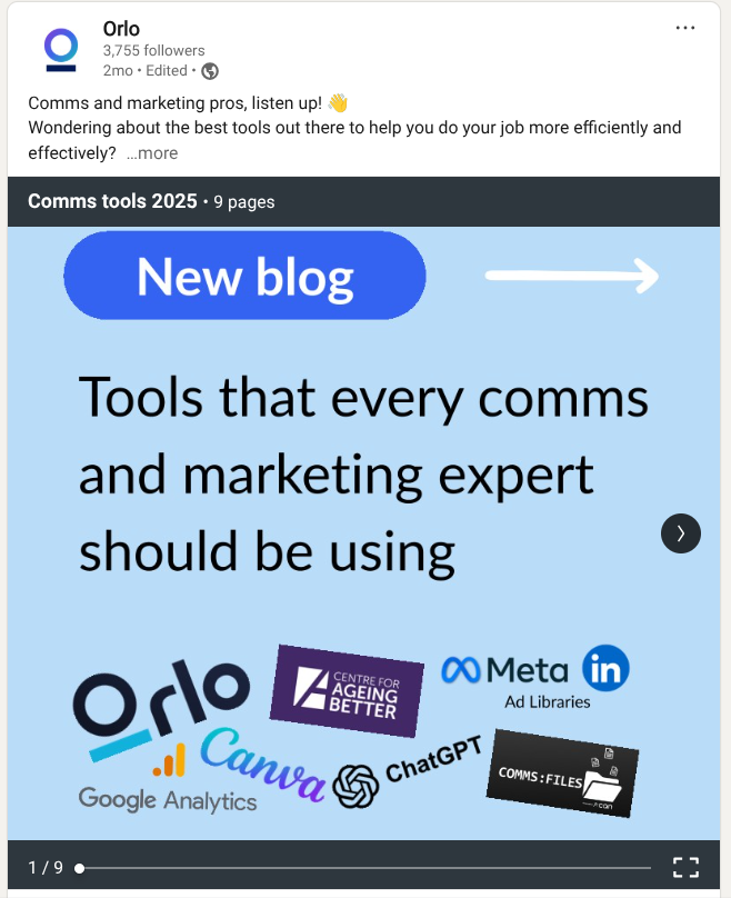 LinkedIn Document Posting